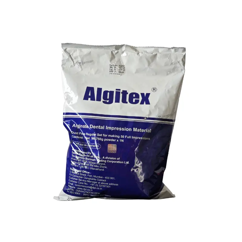 DPI Algitex Alginate, Dust Free Dental Impression Material, 750g, For ...