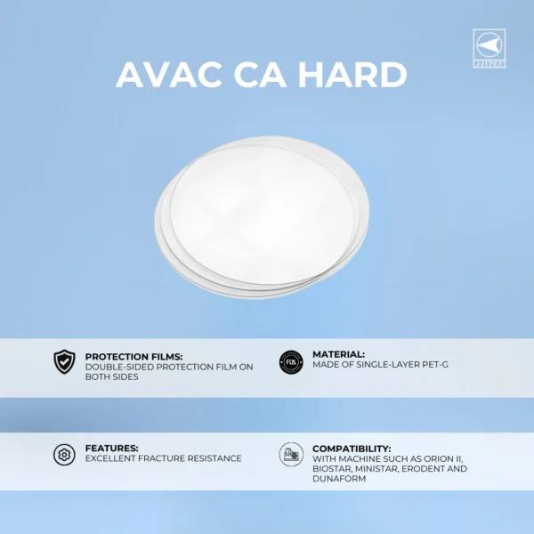 AVAC CA Hard Clear Sheets - Round - For Fabrication Of Aligners And ...